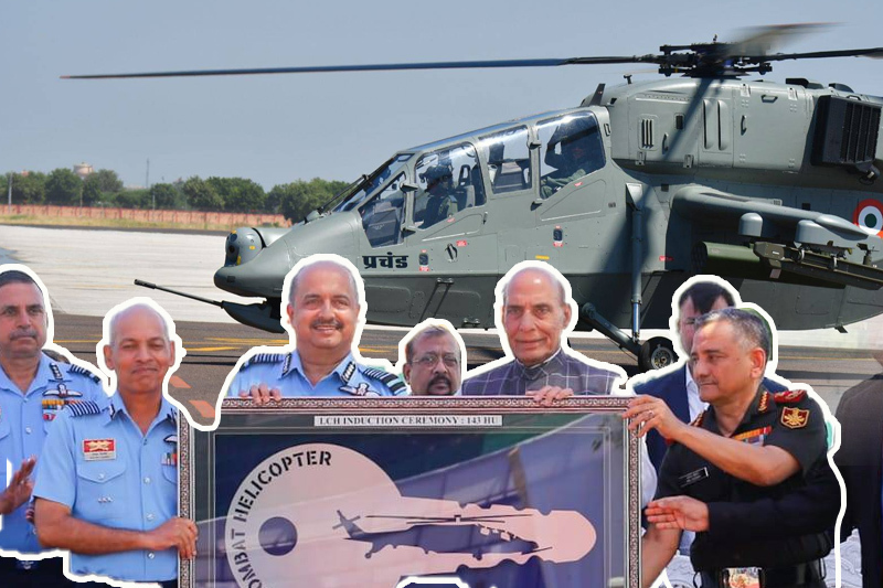 India's Light Combat Helicopter ‘Prachand’ Inducted Into Indian Air Force