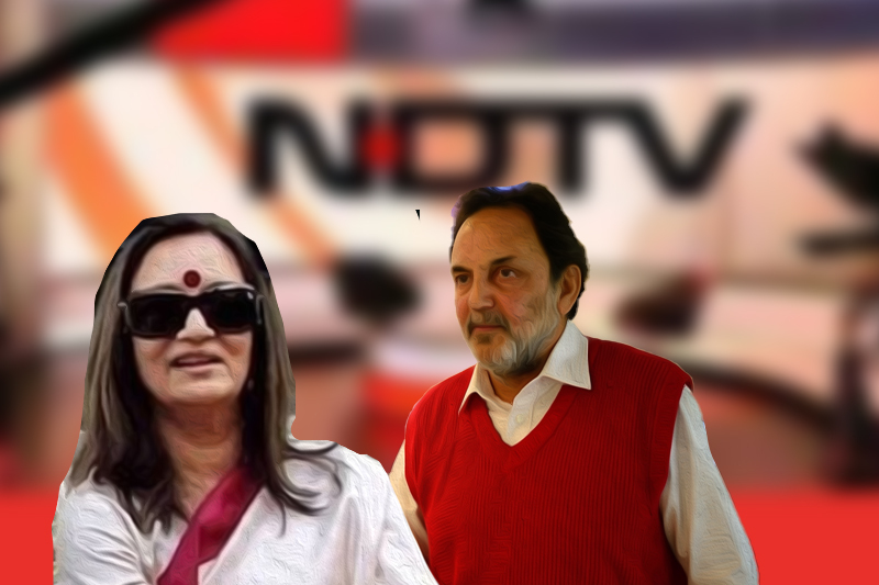 What is in store for NDTV with exit of Prannoy Roy and Radhika Roy?