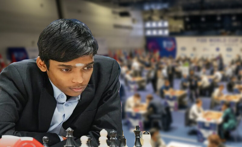 R Praggnanandhaa Beats Arjun Erigaisi 5-4 In FIDE Chess World Cup