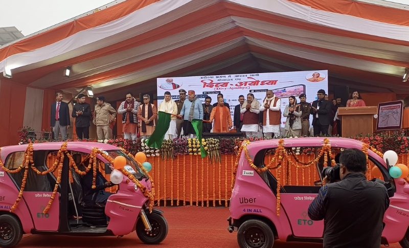Uber Launches EV Auto Rickshaws In Ayodhya Ahead Of Ram Mandir Ceremony