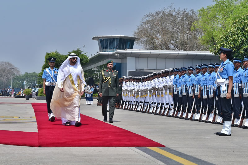 Ceremonial Guard, Music and More: Dubai Crown Prince Gets Royal Welcome ...