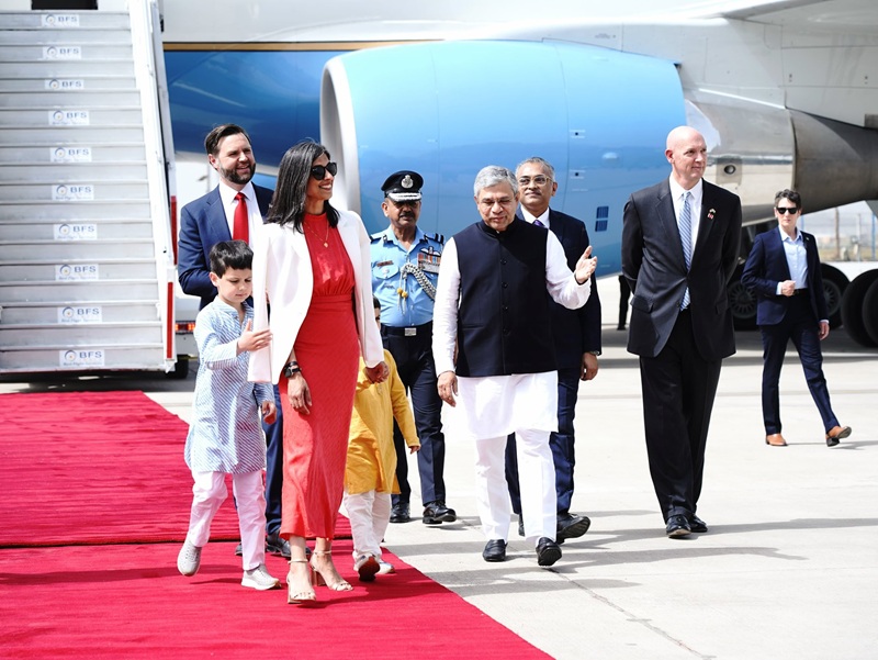 JD Vance Begins First Official India Visit, Meets PM Modi