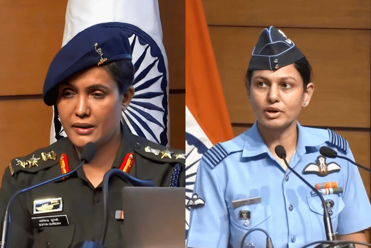 Colonel Qureshi & Wing Commander Vyomika Lead Operation Sindoor Briefing