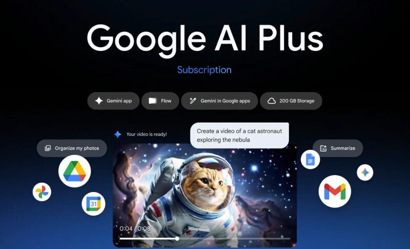 Google AI Plus Launches in India at ₹199 With Gemini 3 Pro